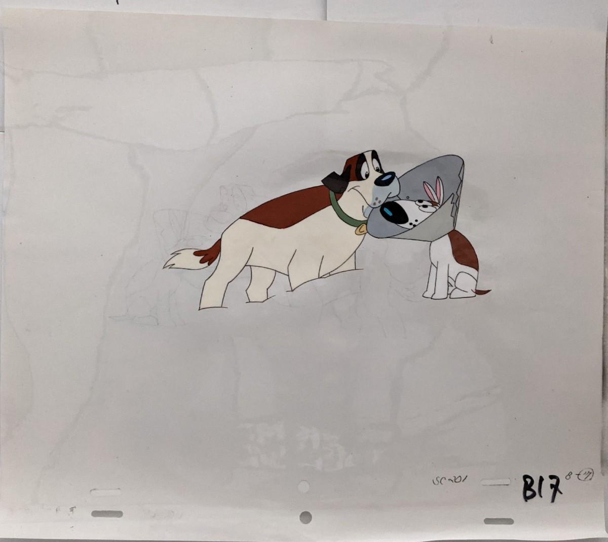Beethoven Original Animation Art Cel | EstateSales.org