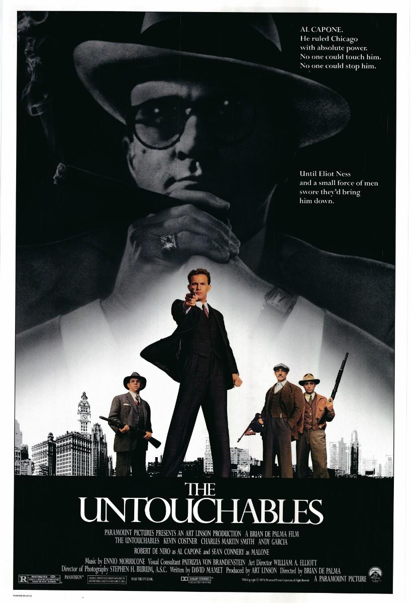 The Untouchables 1987 original vintage one sheet poster | EstateSales.org