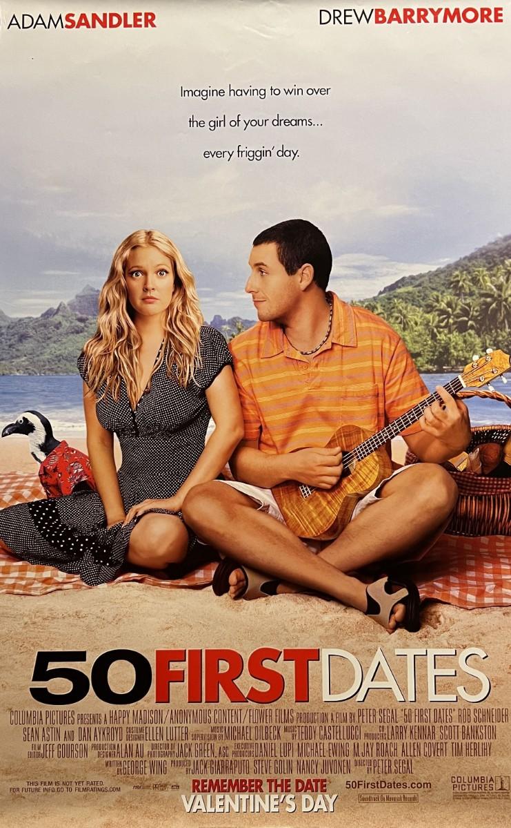 50 First Dates 2004 original movie poster | EstateSales.org