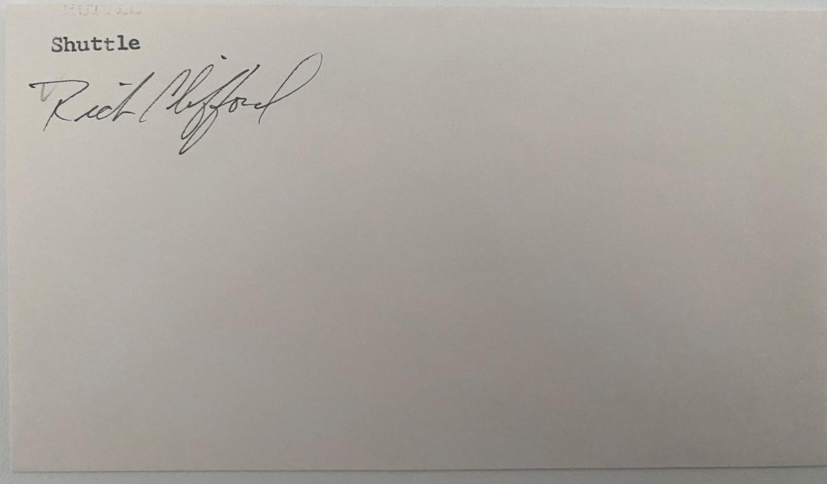 NASA Astronaut Michael Rick Clifford signature | EstateSales.org