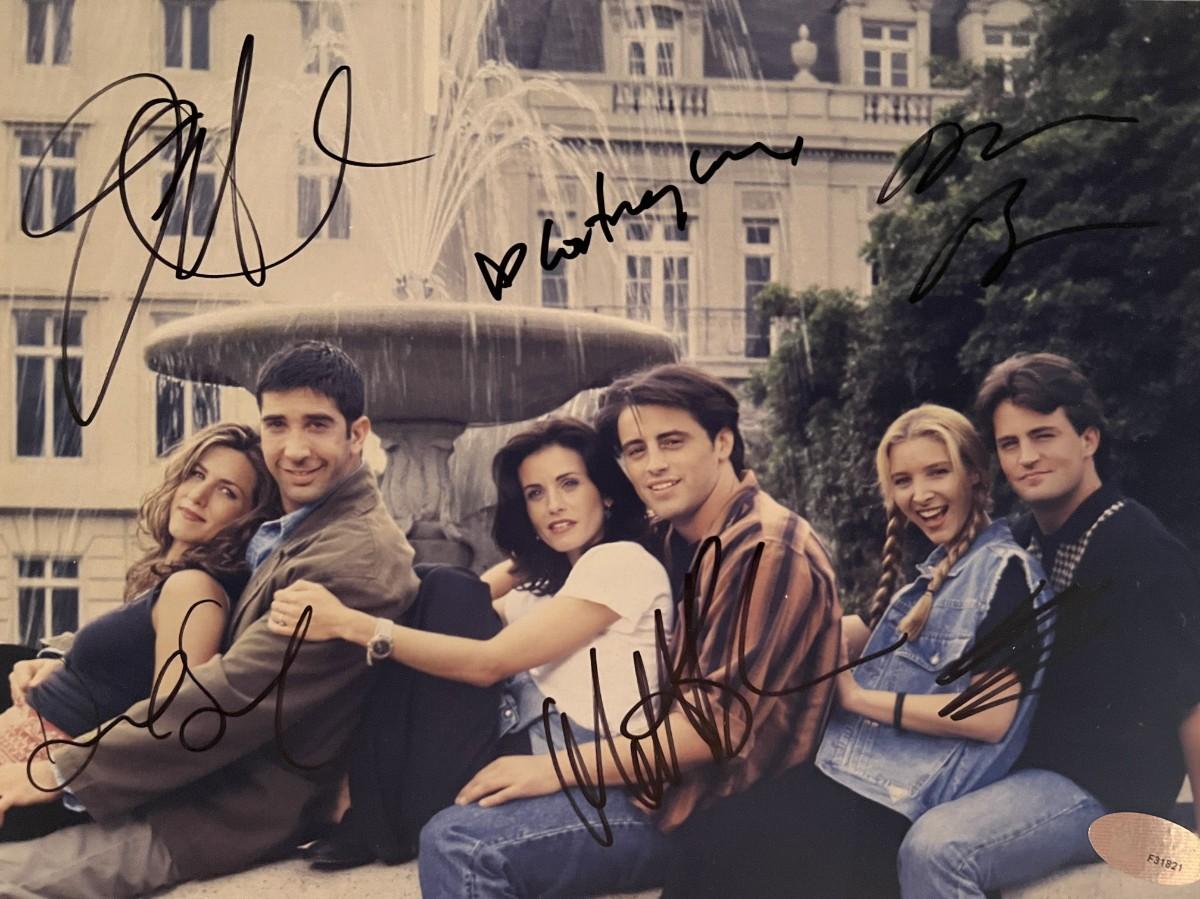 Friends cast signed photo | EstateSales.org
