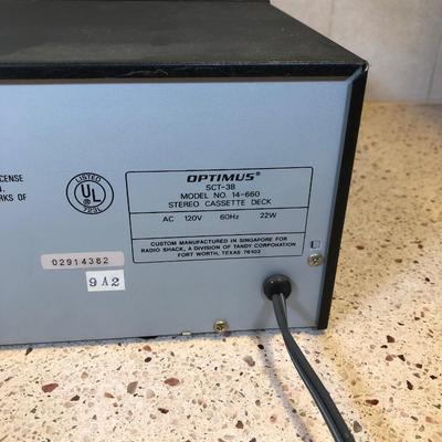 LOT 214L: Optimus Electronics & More - STA-300 Digital Synthesized AM ...