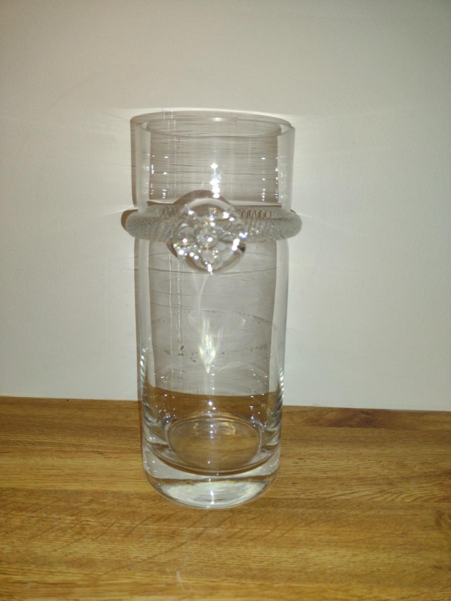 Krosno Poland Glass Vase Approx 10 14 Tall
