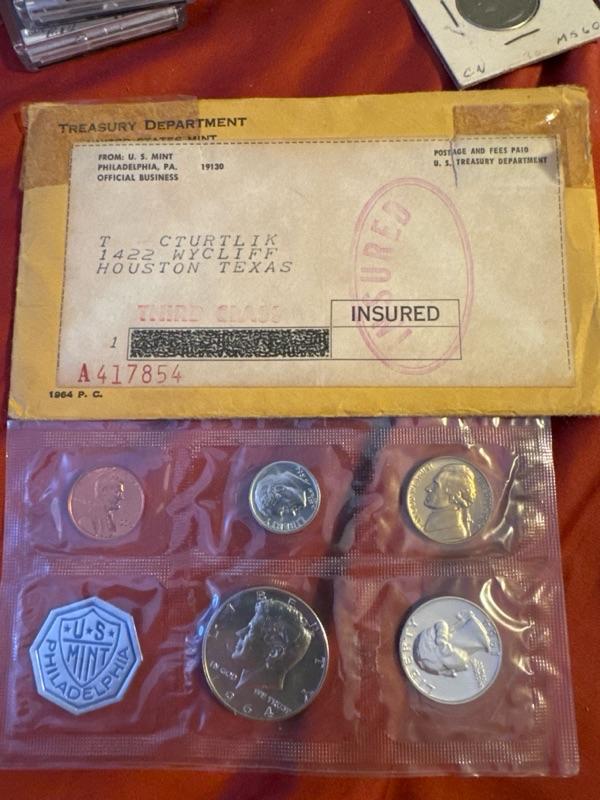 1964 Proof set U S Mint Philadelphia | EstateSales.org