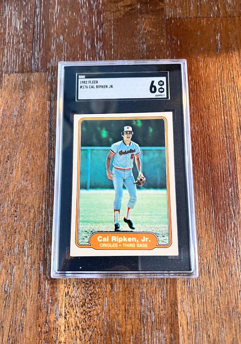 1982 Fleer Cal Ripken Jr. Rookie Card #176 | EstateSales.org 1982 Fleer Cal Ripken Jr. Rookie Card #176 | EstateSales.org
