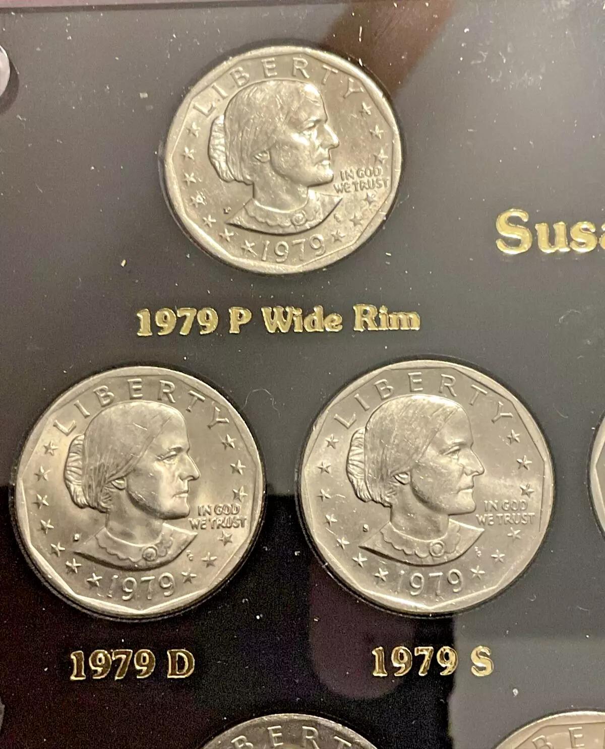 Complete 1979-1999 Susan B Anthony Dollar Set 18 +1 PDS Proofs In ...