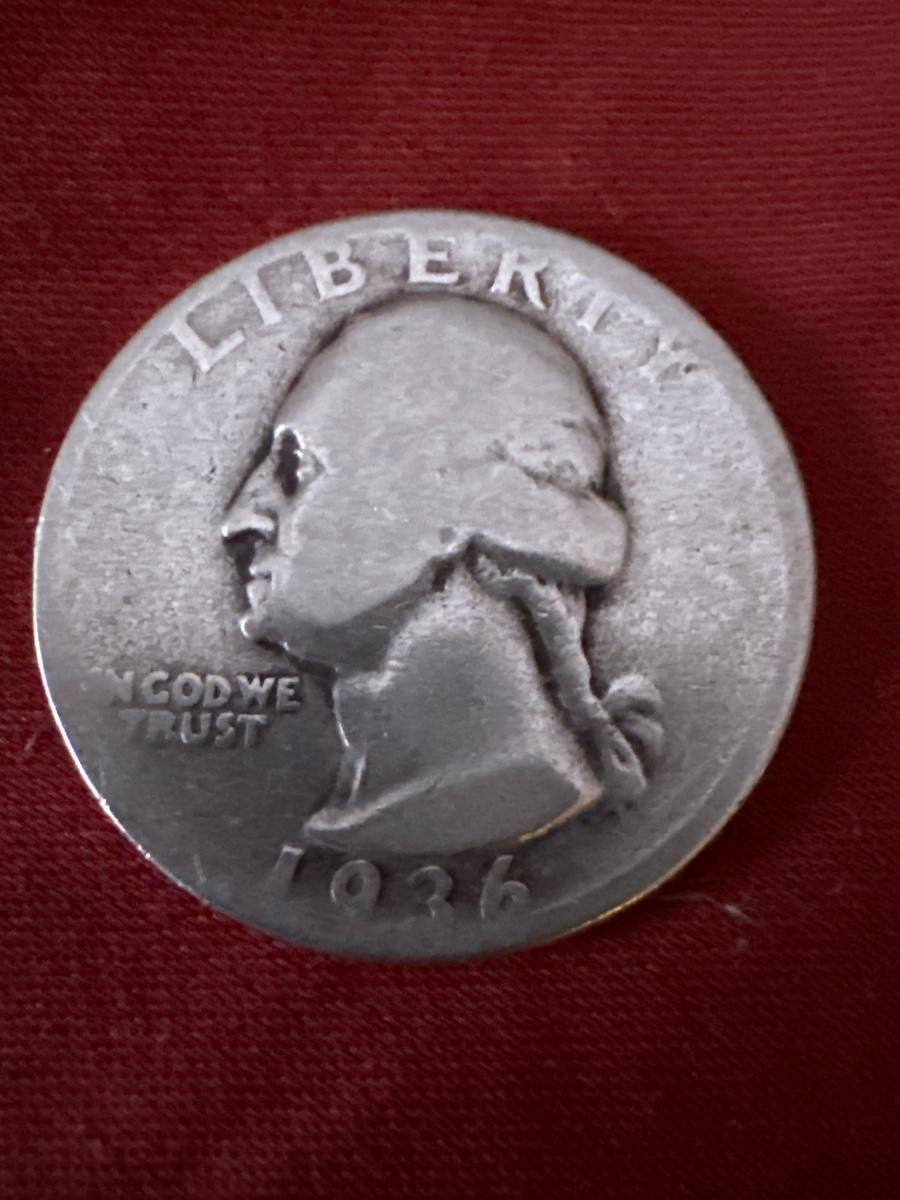 1936 Quarter George Washington .25c G6 | EstateSales.org