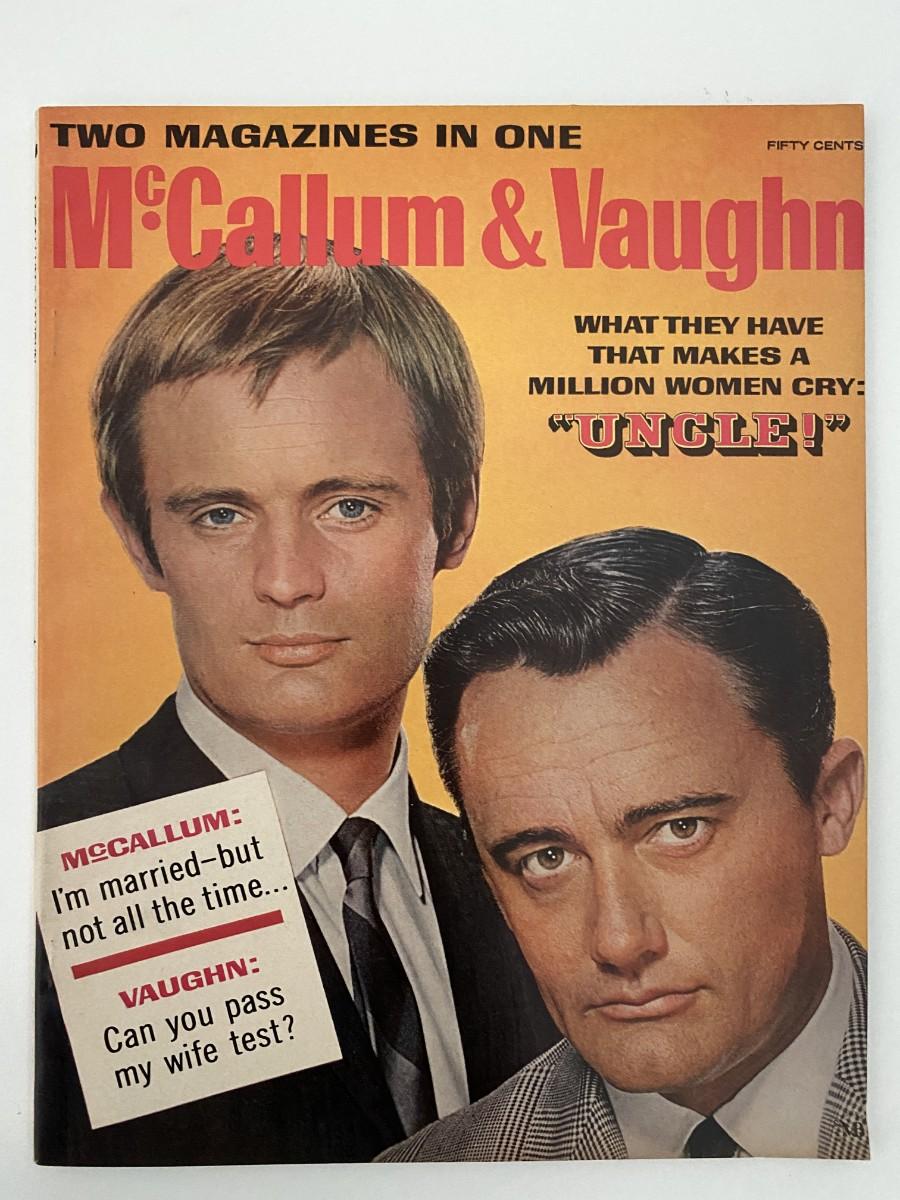 David McCallum Signed McCallum and Vaughn Magazine. | EstateSales.org