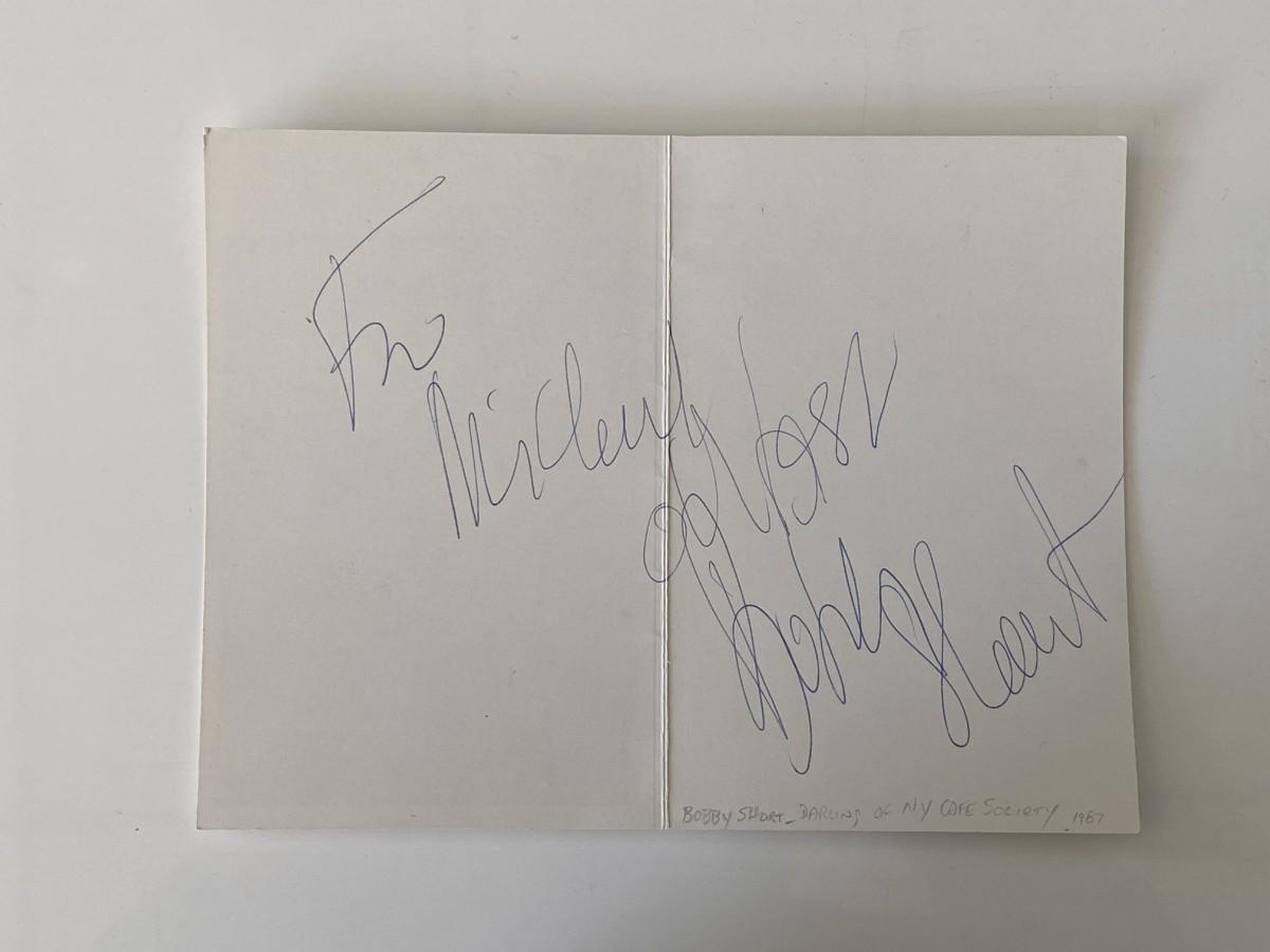 Bobby signed card | EstateSales.org