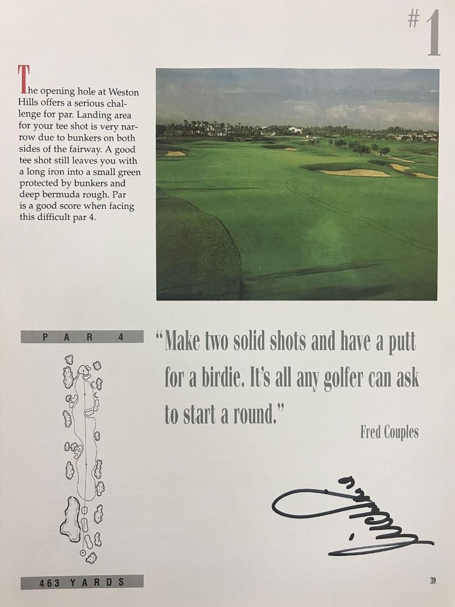 World Golf HOF Nick Price signed magazine page | EstateSales.org