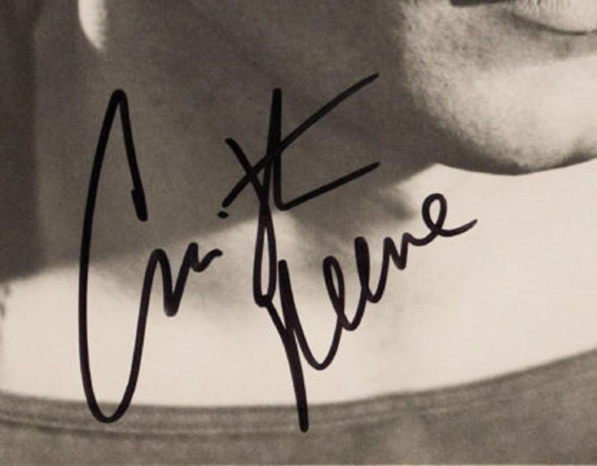 Superman Christopher Reeve signed movie photo | EstateSales.org