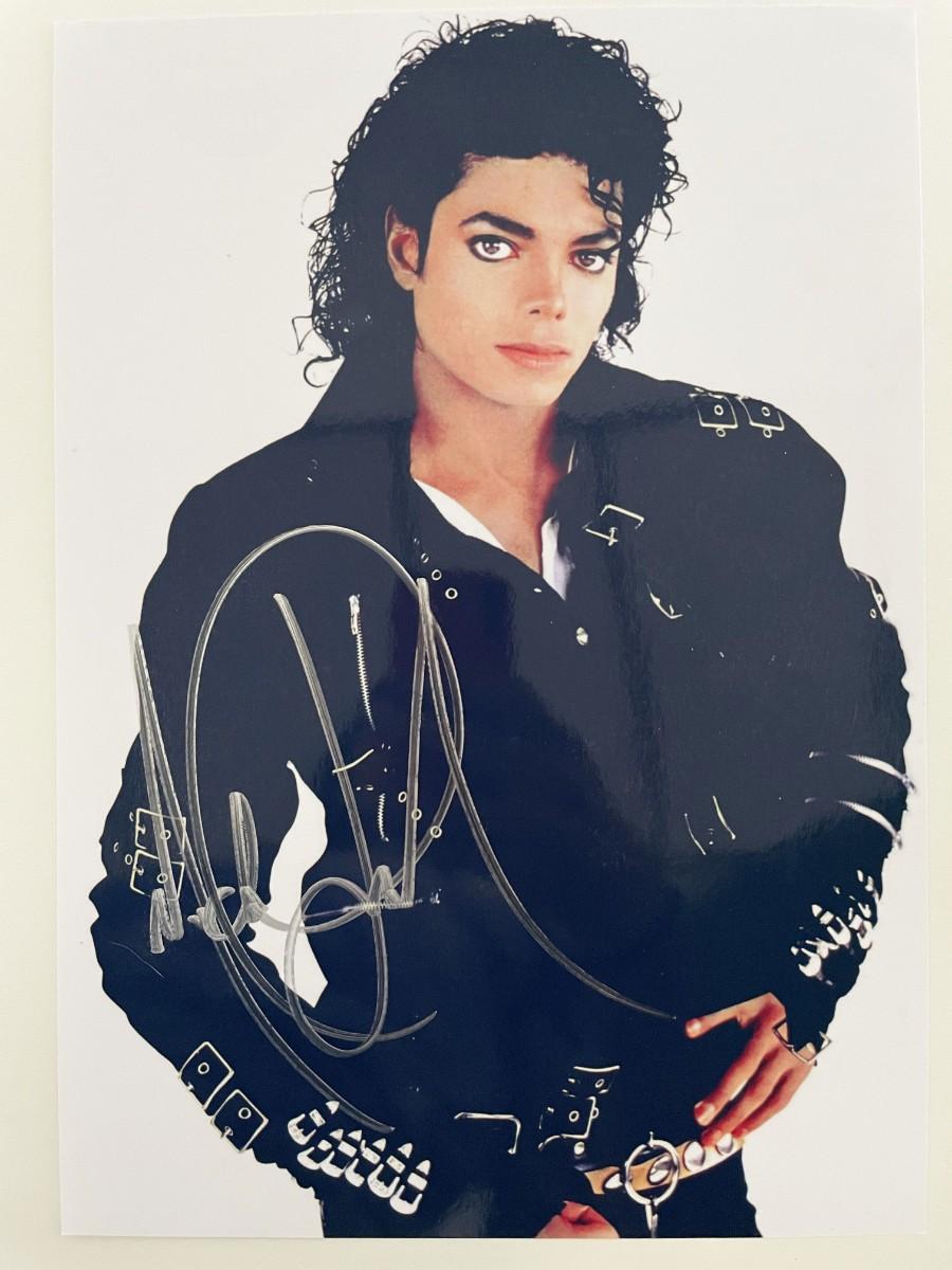 Michael Jackson signed photo | EstateSales.org