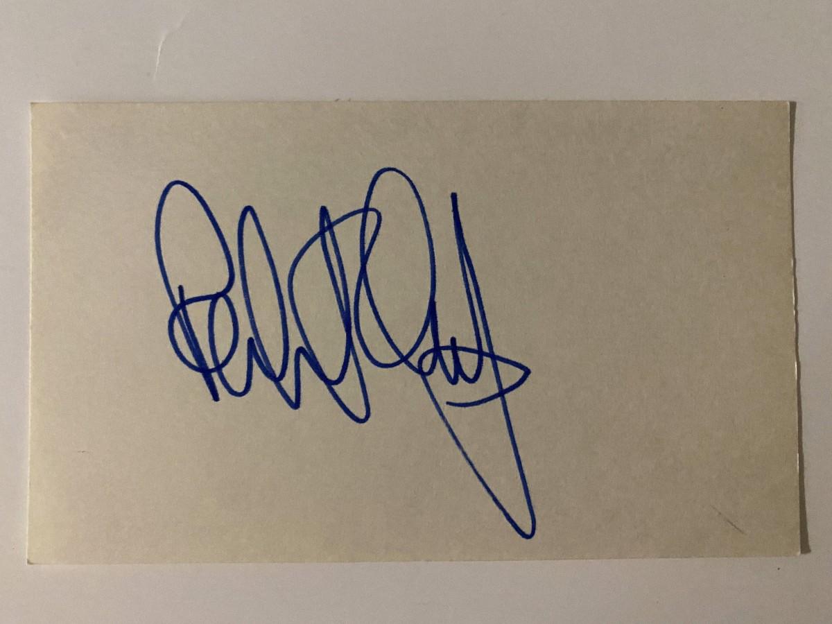 Robert Culp signature cut | EstateSales.org