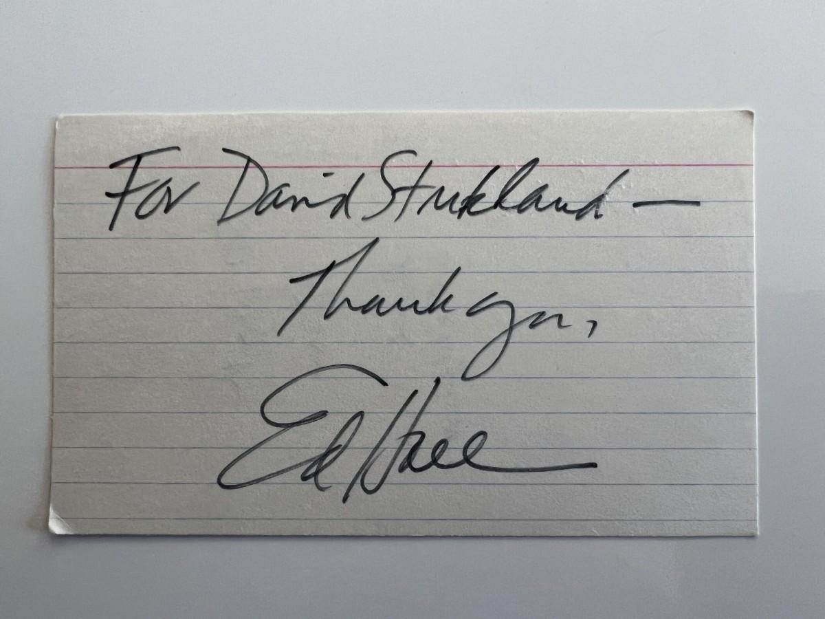 Eddie Hall original signature | EstateSales.org