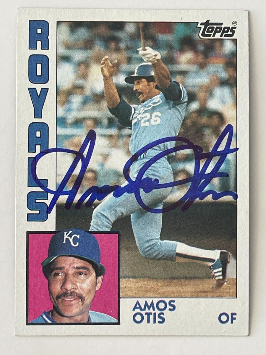 Kansas City Royals Amos Otis signed 1994 Topps #655 trading card ...