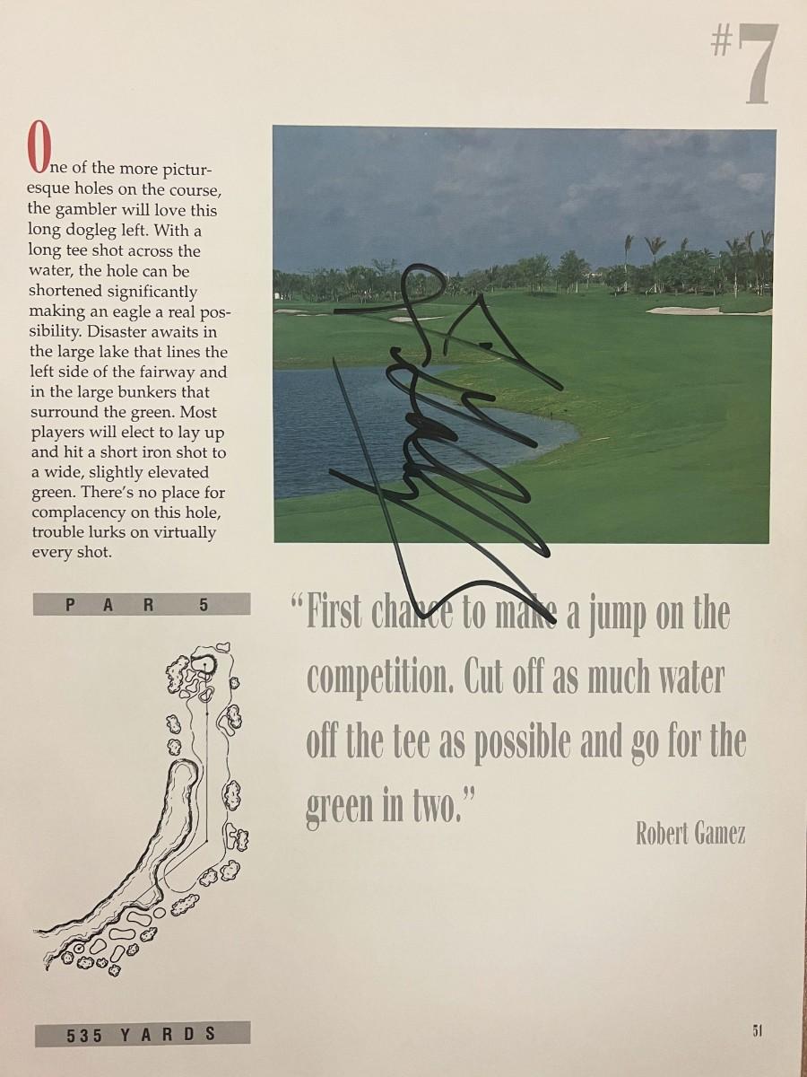 Professional golfer Jim Gallagher Jr. signed magazine page ...