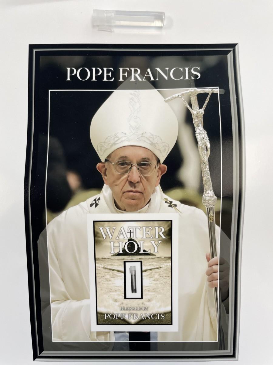 Holy Water blessed by Pope Francis | EstateSales.org