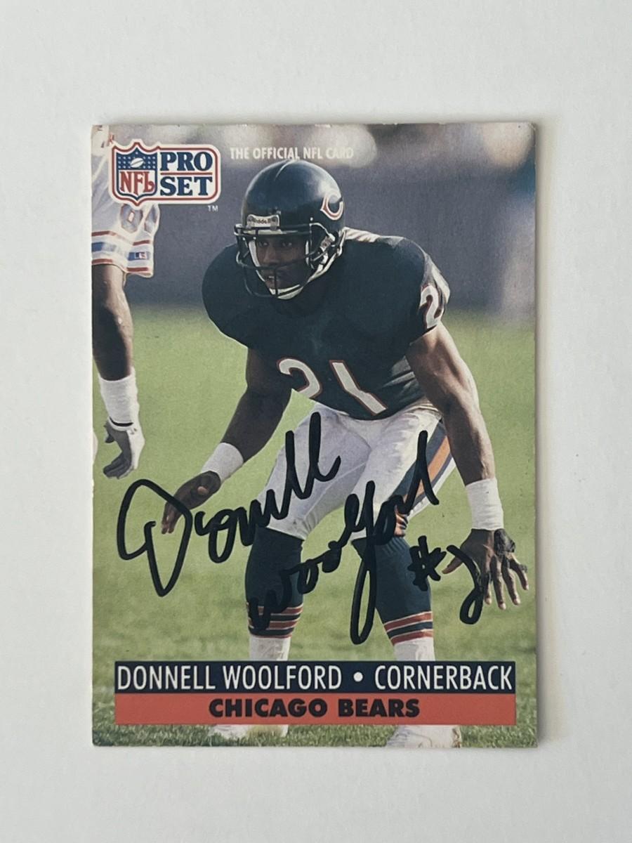 Chicago Bears Donnell Woolford 1991 #459 NFL signed trading card ...