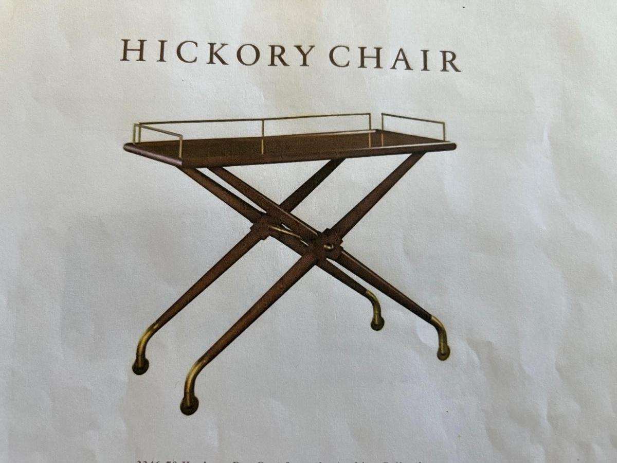 Hickory Chair Hackney Bar Cart | EstateSales.org