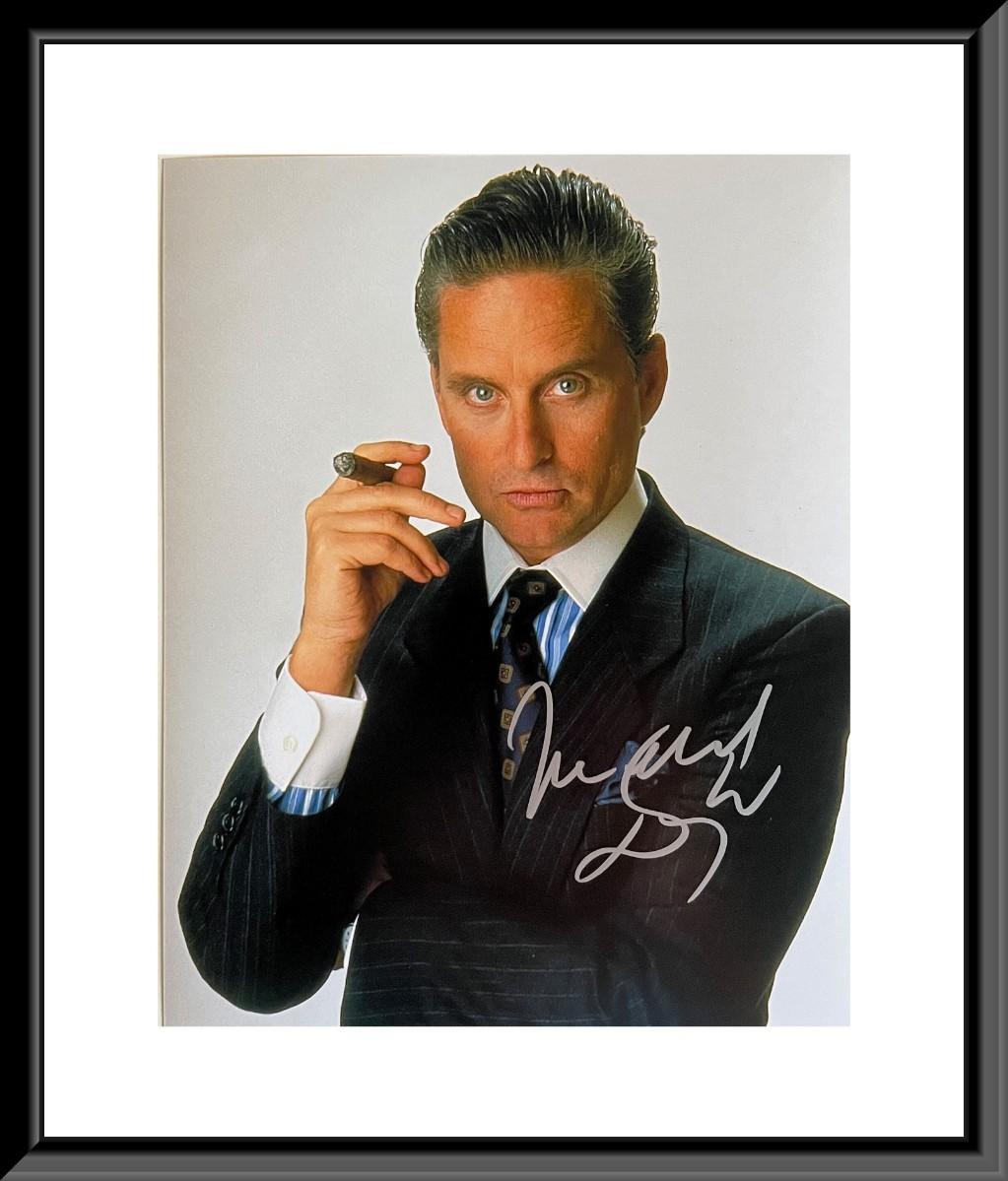 Wall Street Michael Douglas signed photo | EstateSales.org
