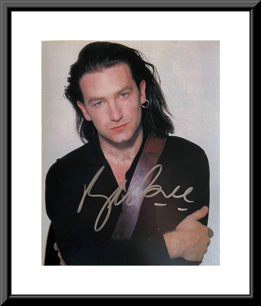 U2 Bono signed photo | EstateSales.org