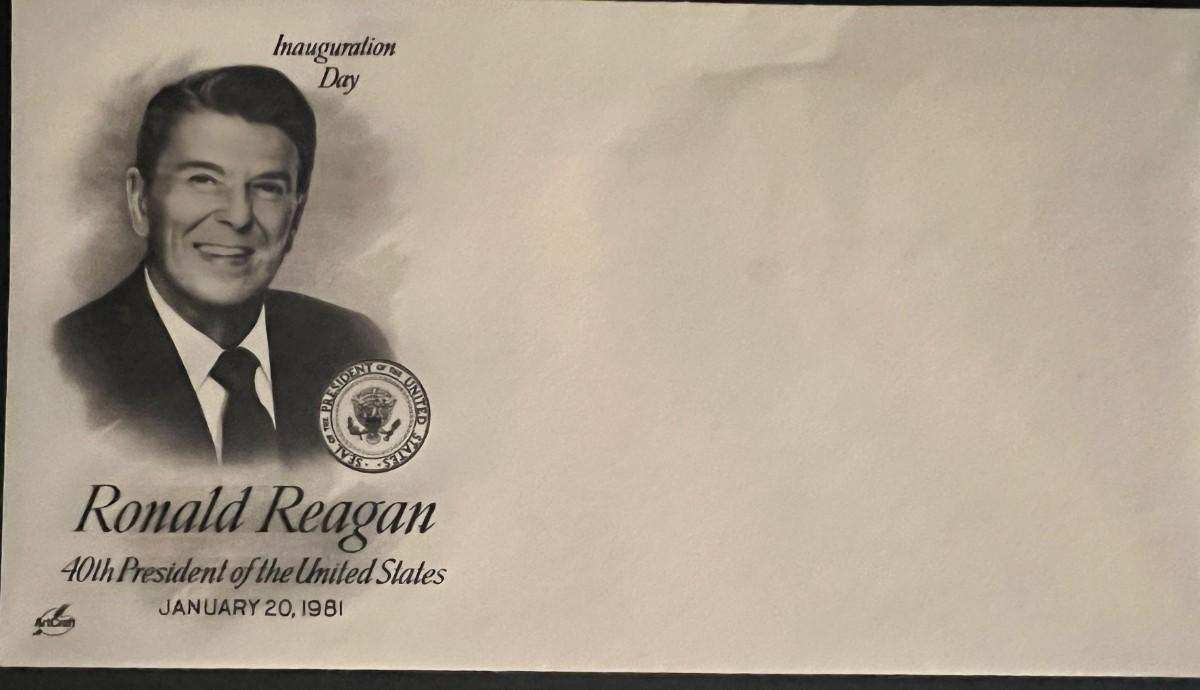 Ronald Reagan Inauguration Day cover | EstateSales.org