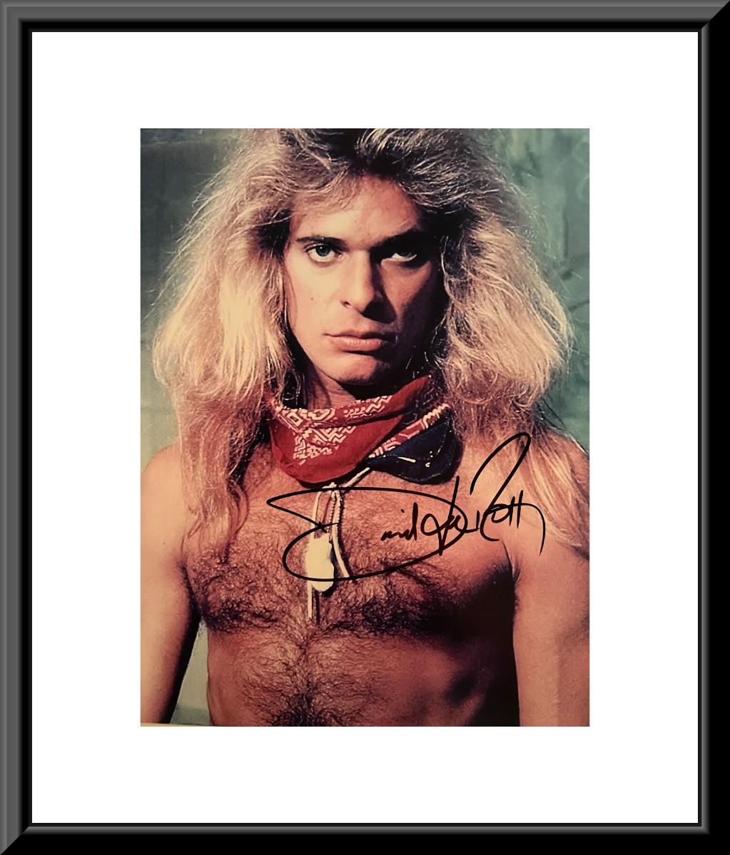 Van Halen David Lee Roth signed photo | EstateSales.org