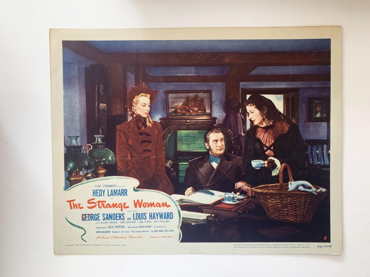 The Strange Woman original 1946 vintage lobby card | EstateSales.org