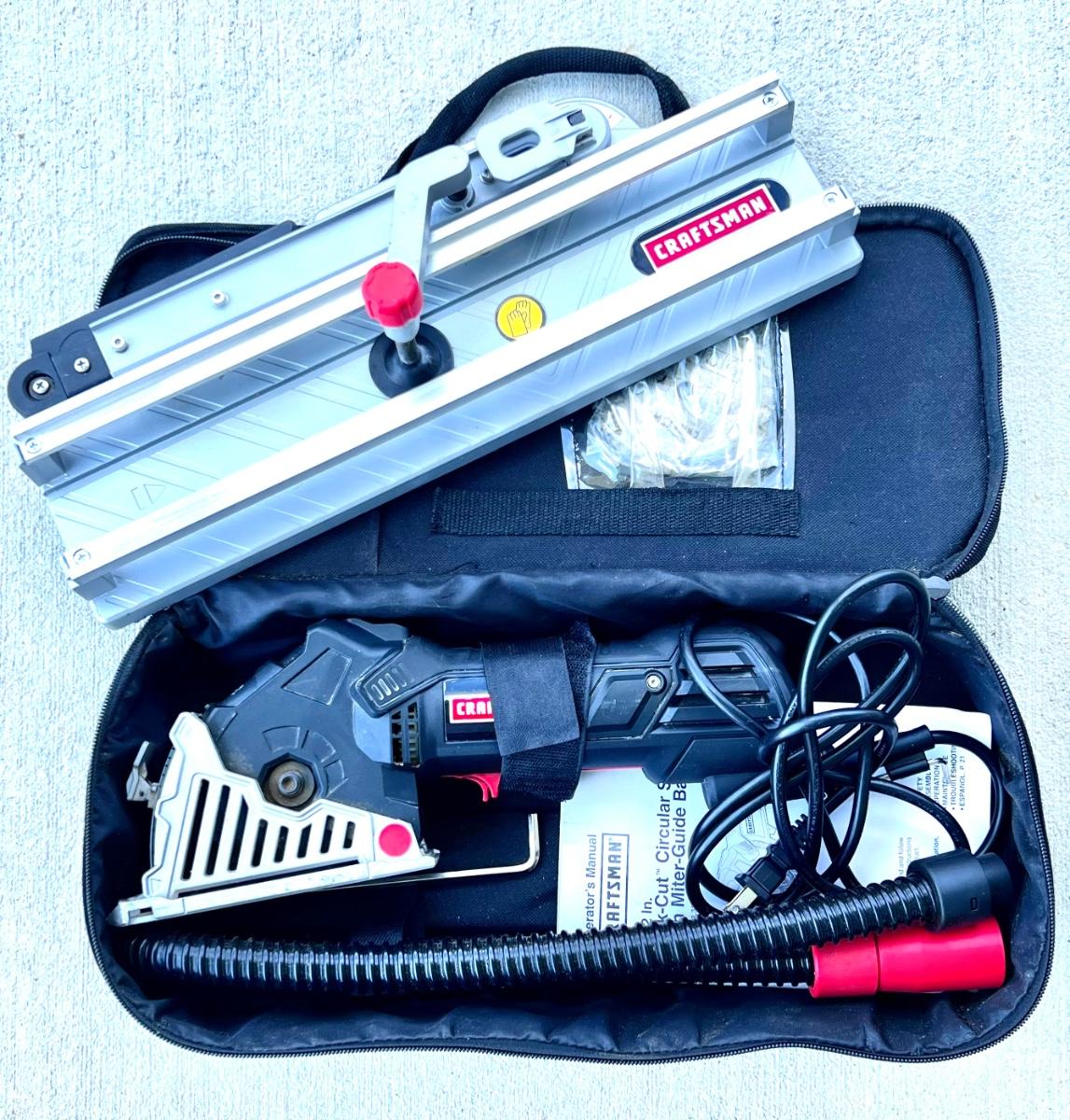 Craftsman Track Cut Circular Saw with Miter-Guide Base | EstateSales.org