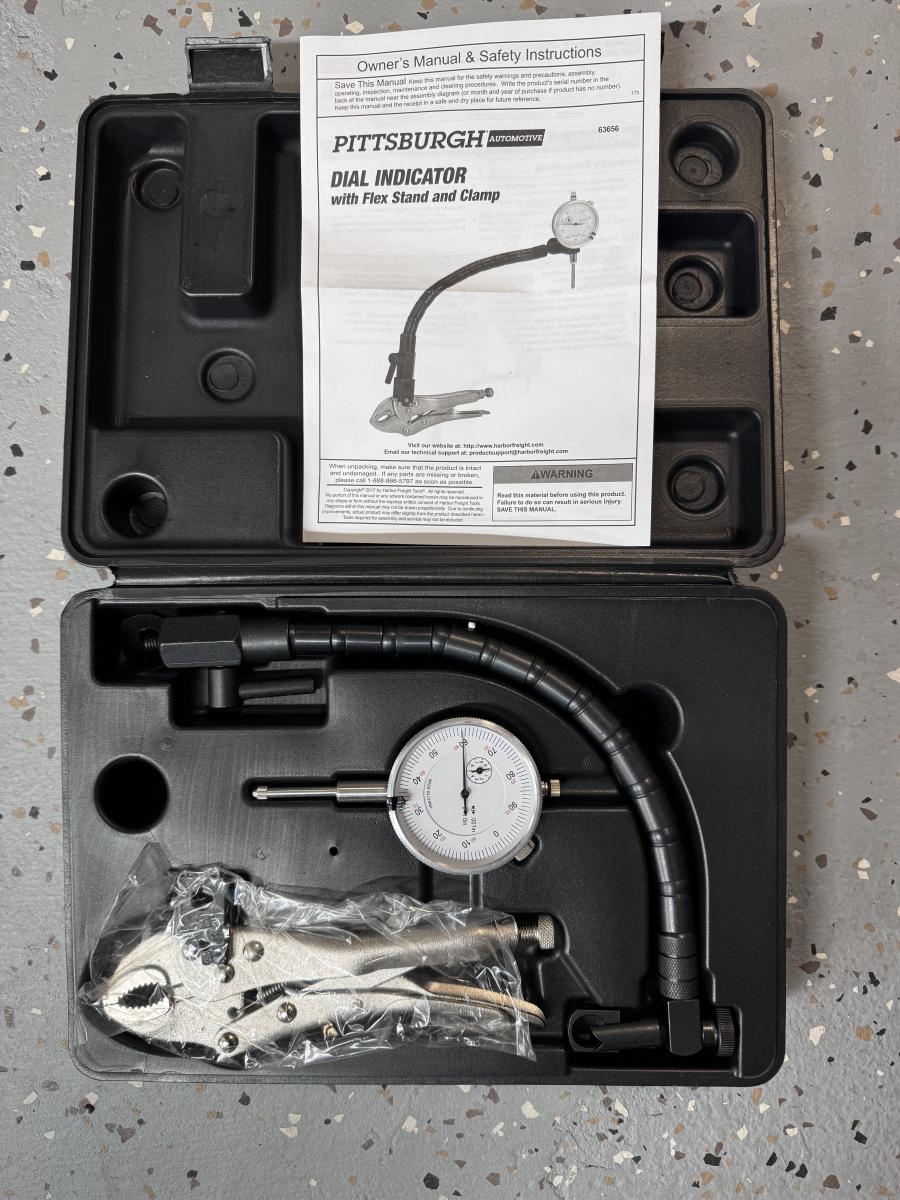Pittsburgh Dial Indicator with Flex Stand and Clamp | EstateSales.org