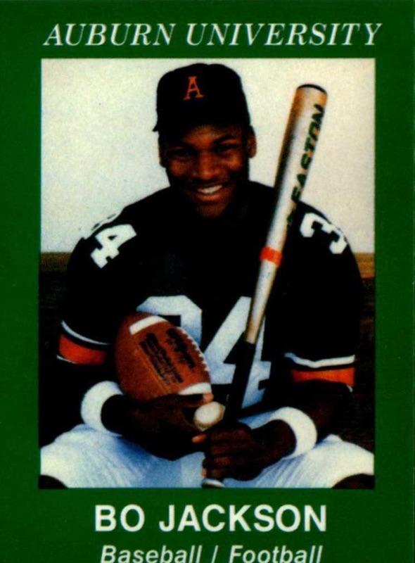 1985 AUBURN TIGERS BO JACKSON ROOKIE | EstateSales.org