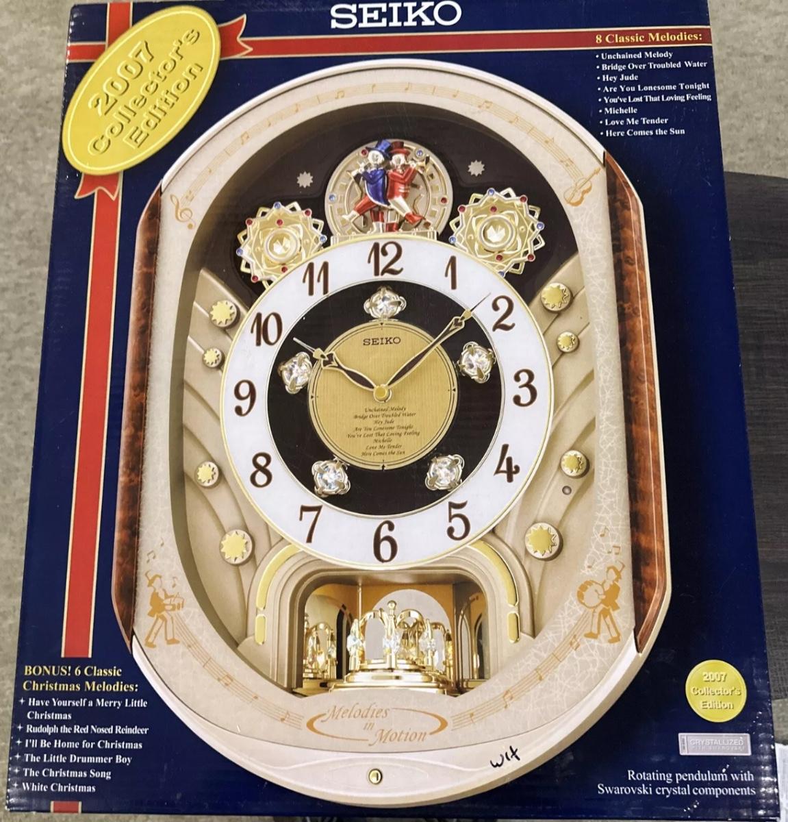 Seiko Melodies in Motion 2007 Collectors Edition Swarovski Crystal ...