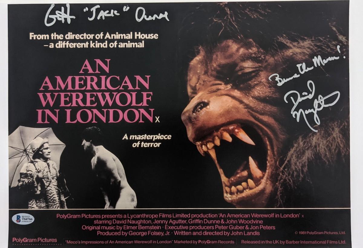 An American Werewolf In London Signed Photo- Beckett | EstateSales.org