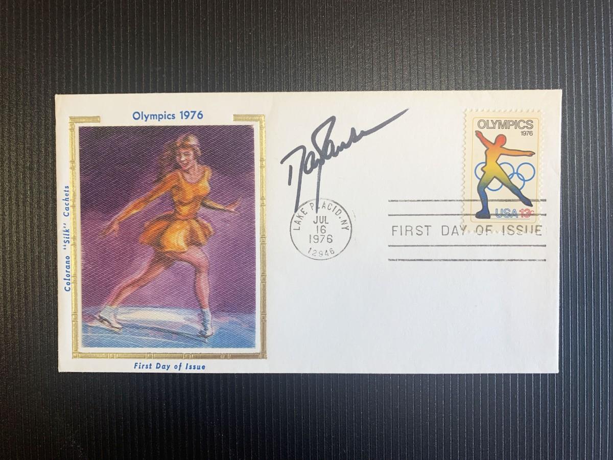 Speed Skater Dan Jansen signed first day cover | EstateSales.org
