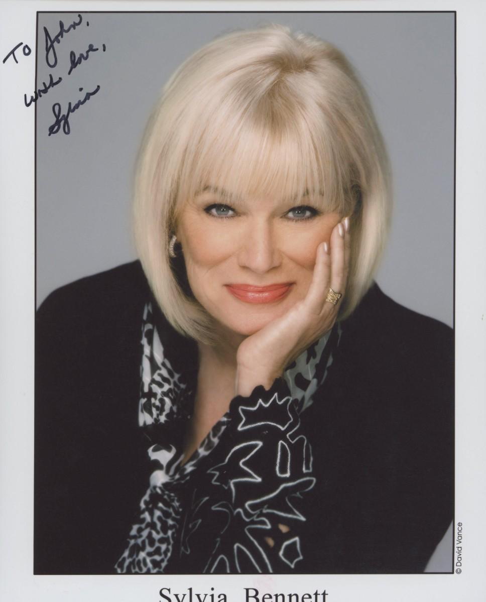 Musician Sylvia Bennett signed photo | EstateSales.org