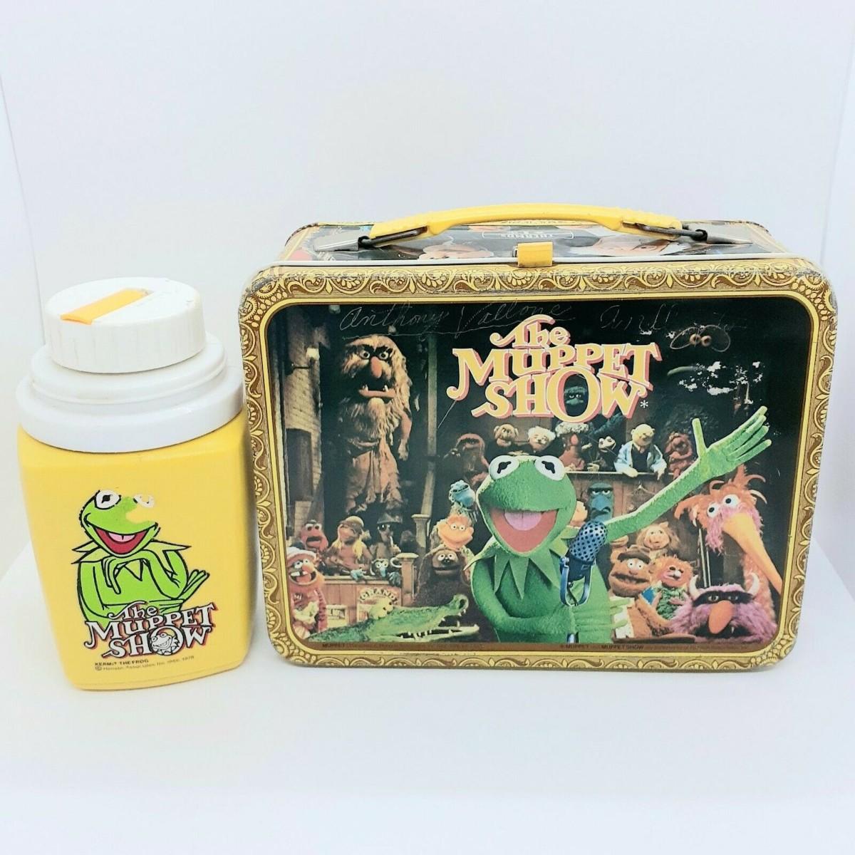1978 Thermos The Muppet Show Lunch Box With Thermos No Cap Kermit Fozzy ...