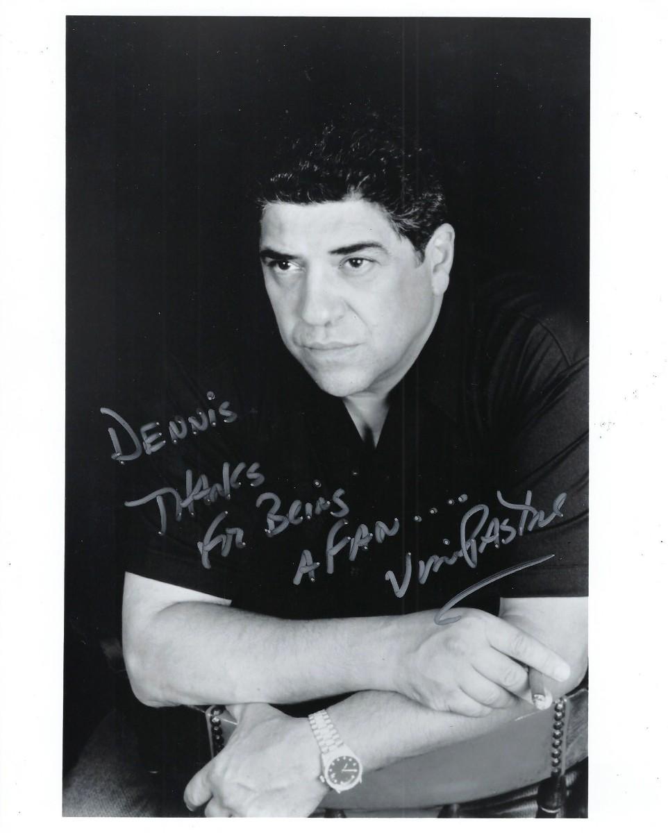 Sopranos Vincent Pastore signed photo | EstateSales.org