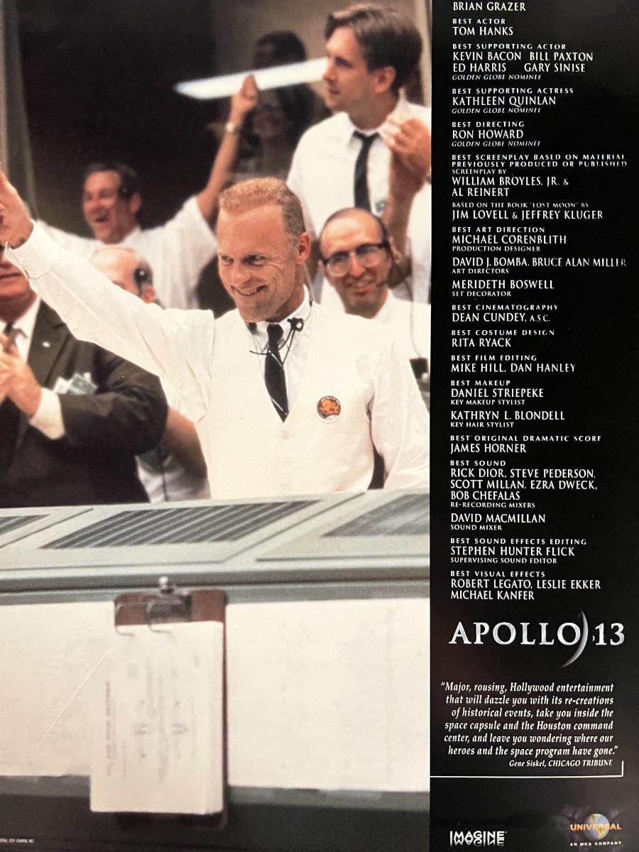 Apollo 13 promo sheet | EstateSales.org