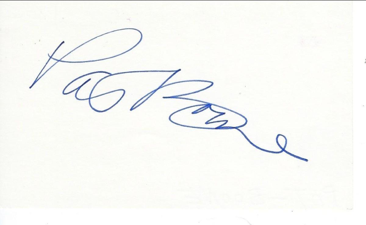 Pat Boone original signature | EstateSales.org
