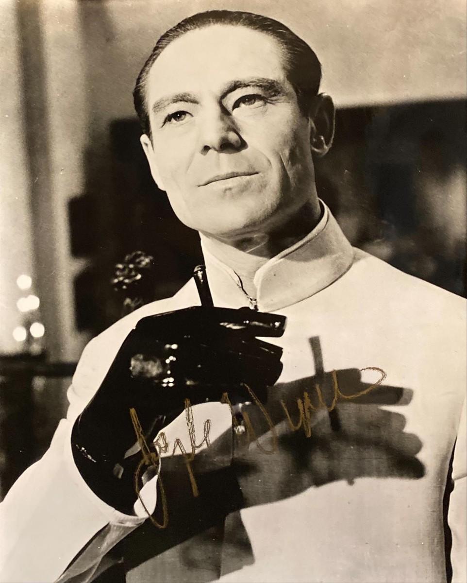 Dr. No Joseph Wiseman signed movie photo | EstateSales.org