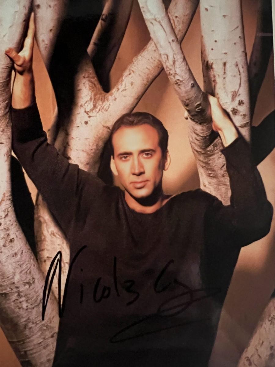 Nicholas Cage facsimile signed photo. 5x7 inches | EstateSales.org