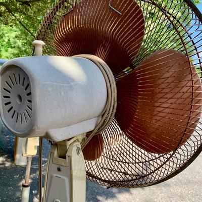 LOT 121 S: Pair of Robeson Adjustable Oscillating Stand Fans & Galaxy ...