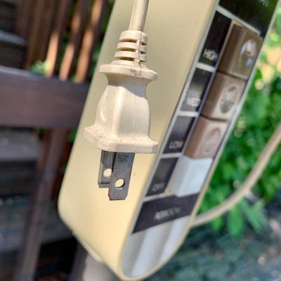 LOT 121 S: Pair of Robeson Adjustable Oscillating Stand Fans & Galaxy ...