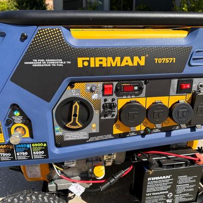 FIRMAN~ Gas Generator T07571~ Never Used | EstateSales.org