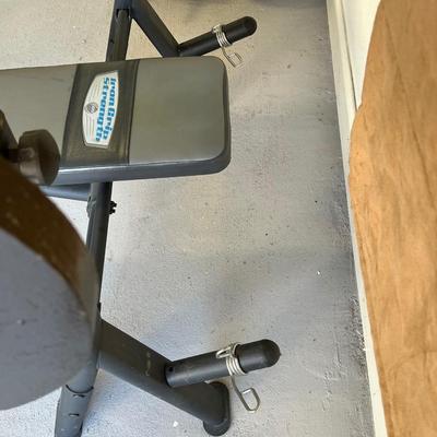 IRONGRIP STRENGTH ~ Adjustable Workout Bench With Assorted Weights ...