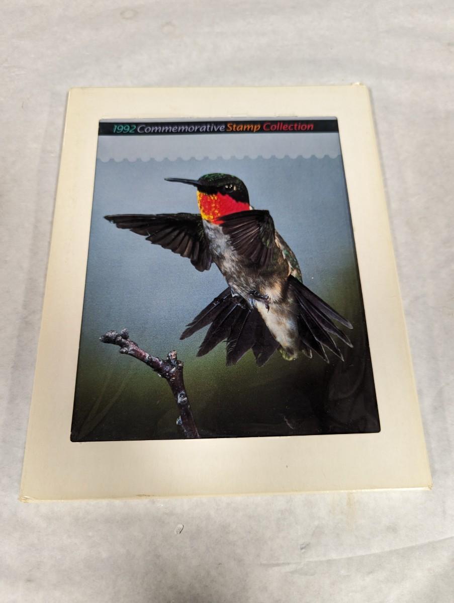 1992 Commemorative Stamp Collection Book Hardcover With stamps USPS ...
