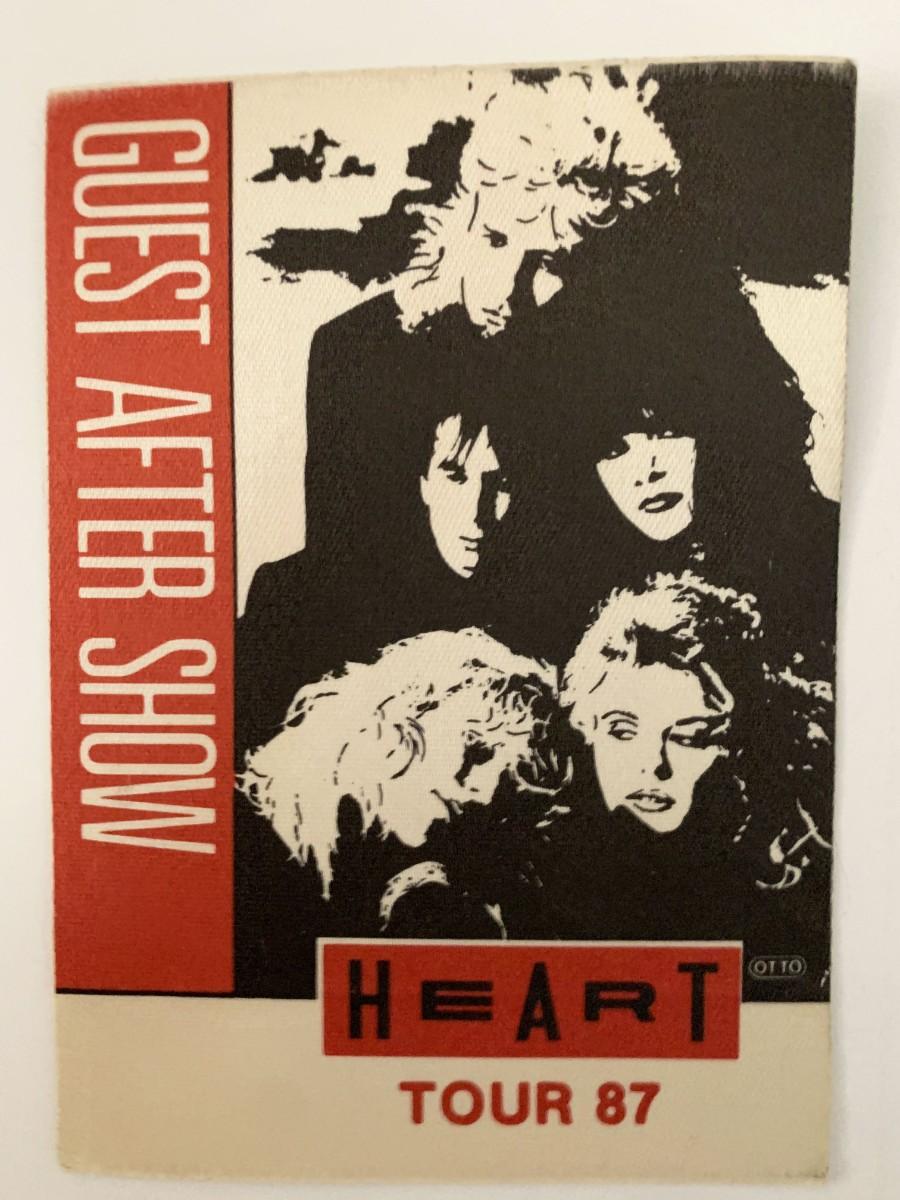 Heart '87 Tour Guest After Show Pass | EstateSales.org