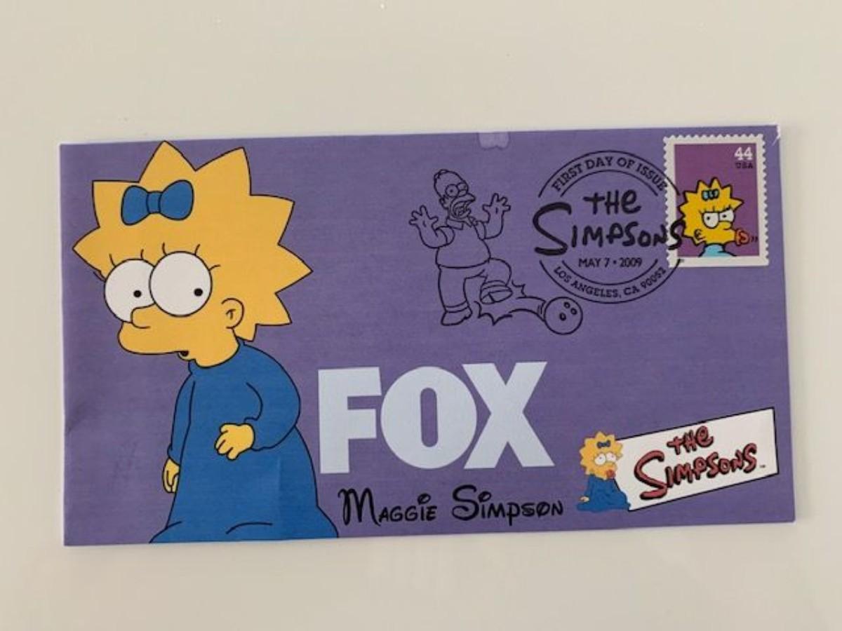 The Simpsons-First Day Cover | EstateSales.org