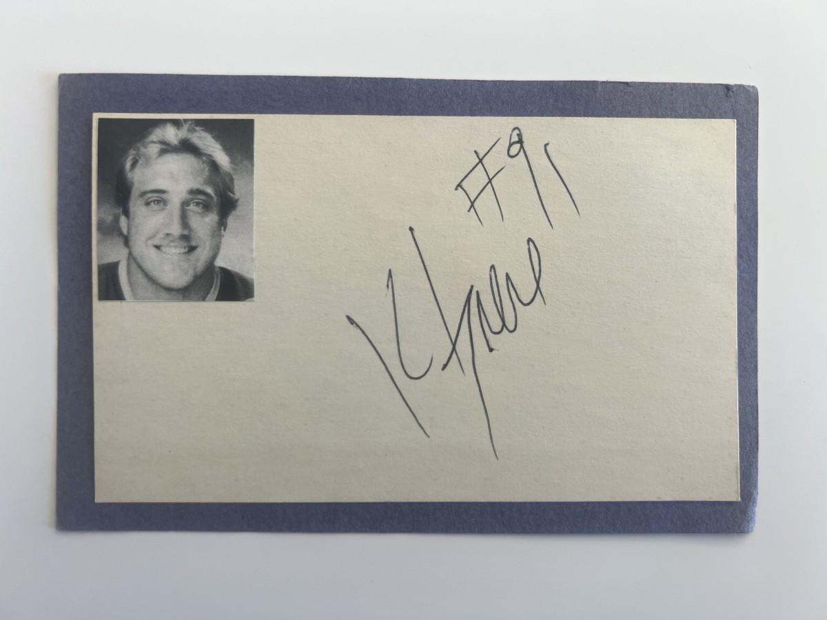 Kevin Greene original signature and photo | EstateSales.org