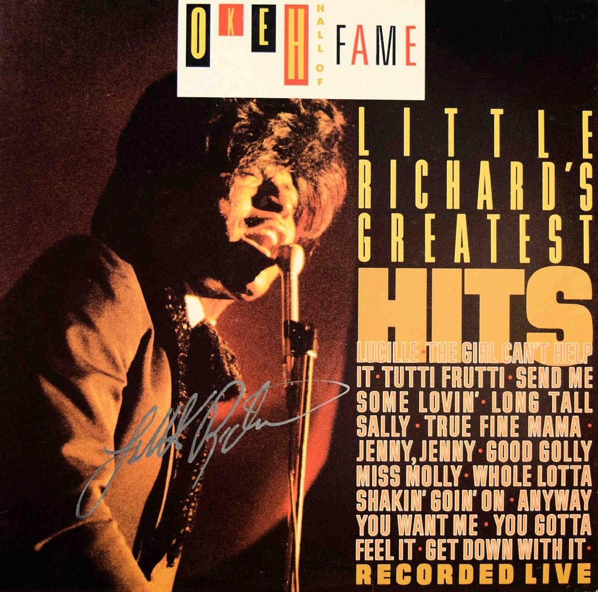 Little Richard signed The Great Little Richard album | EstateSales.org